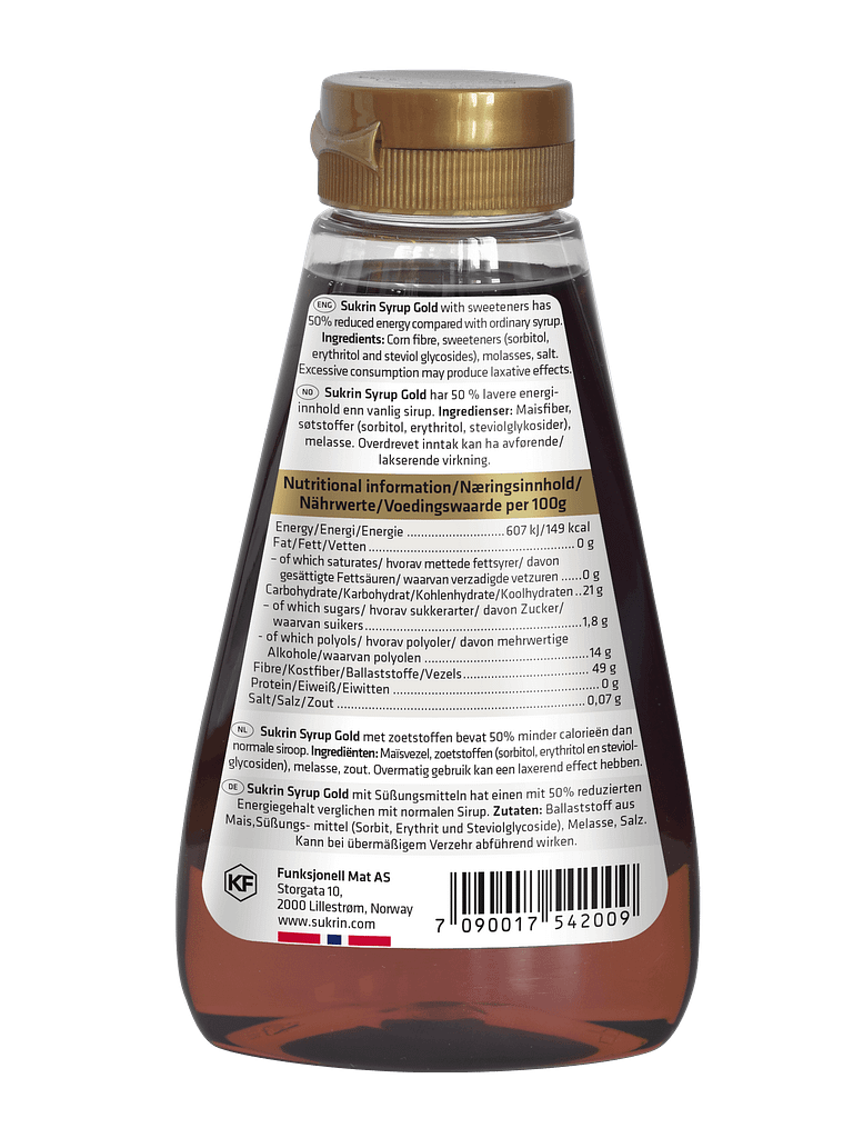Sukrin Syrup – Gold - Ketonic - Australia/New Zealand - Indulge without ...