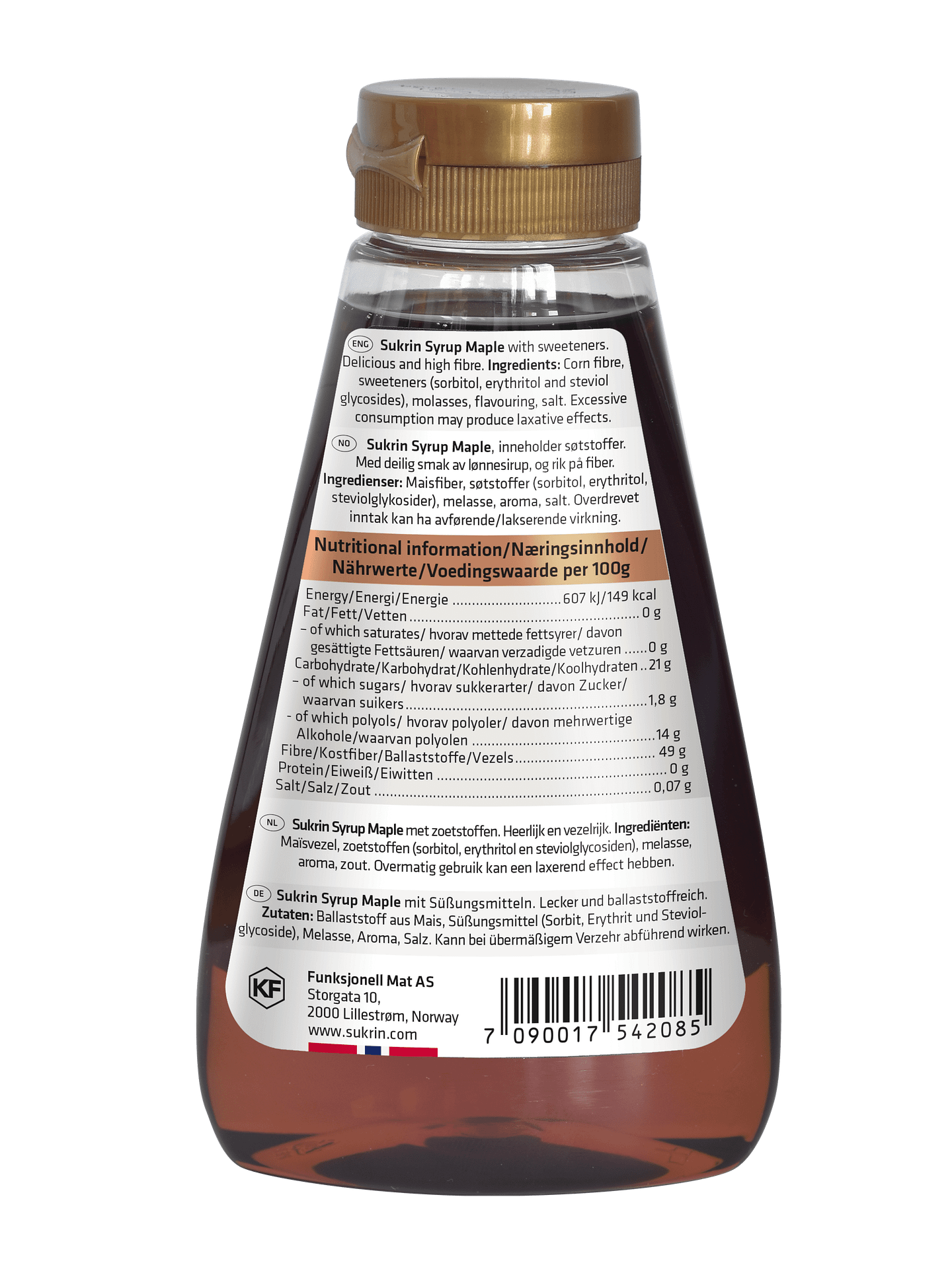 Sukrin Syrup – Maple - Ketonic - Australia/New Zealand - Indulge ...